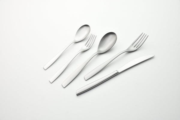 Cutlery Set 5 Pcs Eleven Sand Blasted – Healthy Italia